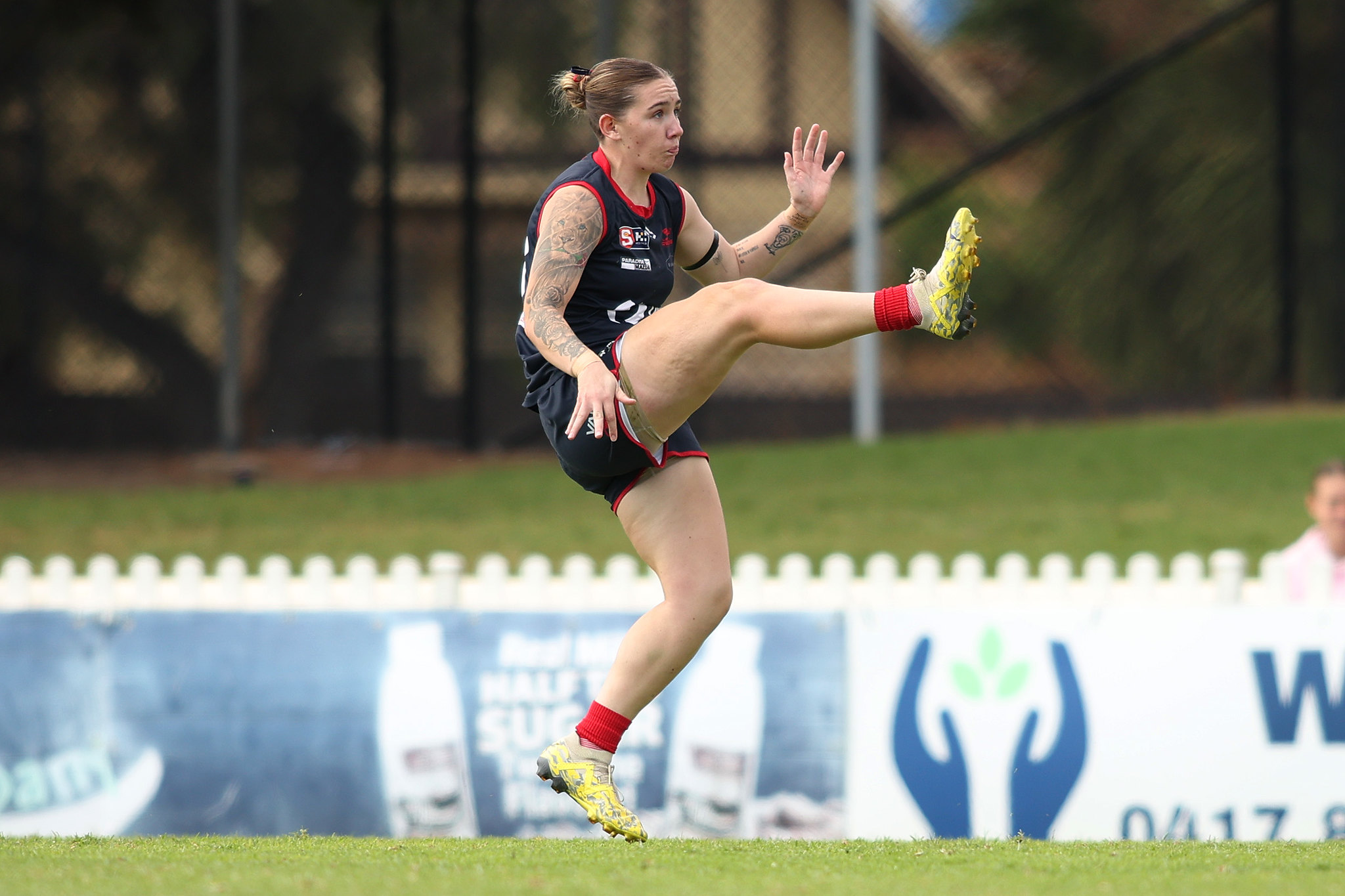 Kiana kicking goals en route to 50 SANFLW games - SANFL