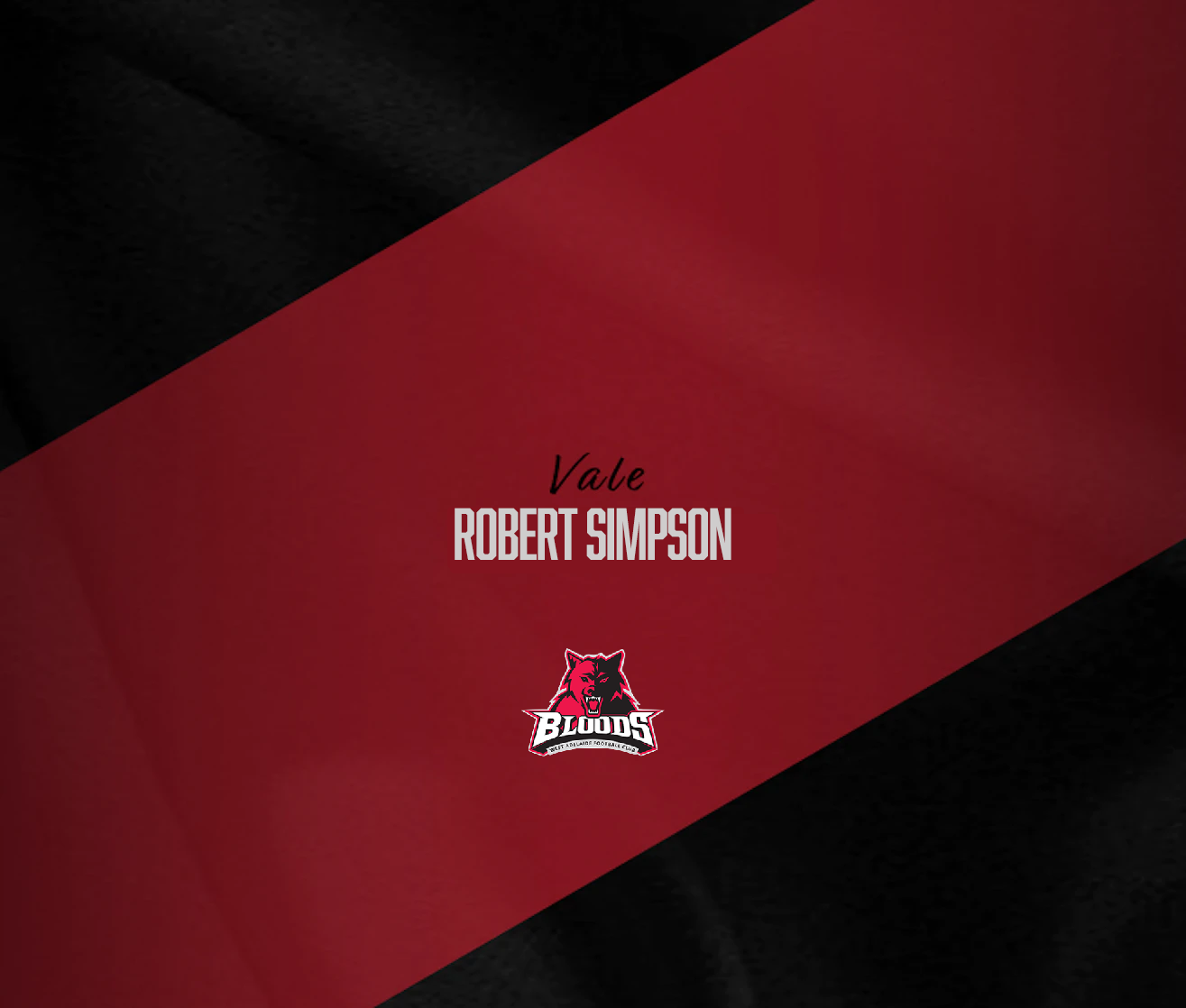 Vale Robert North Simpson - West Adelaide Football Club