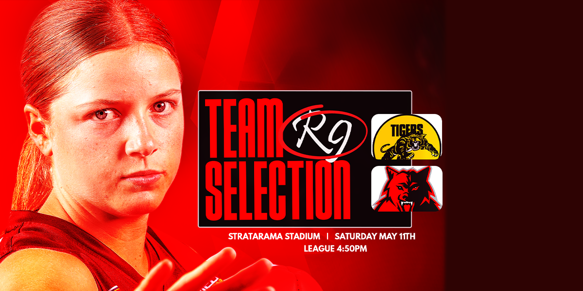 SANFLW Team Selection - Round 9 - West Adelaide Football Club