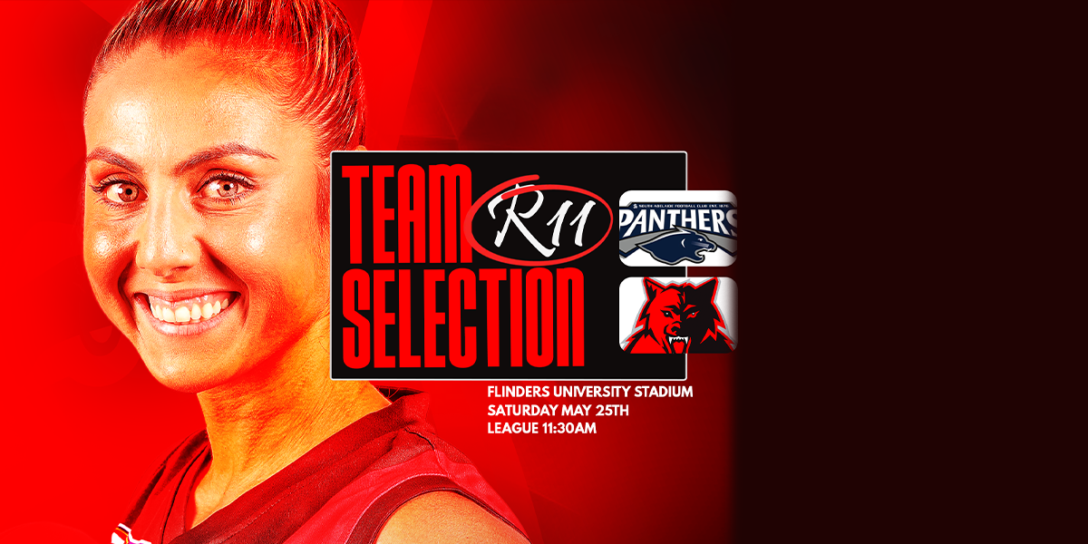 SANFLW Team Selection - Round 11 - West Adelaide Football Club