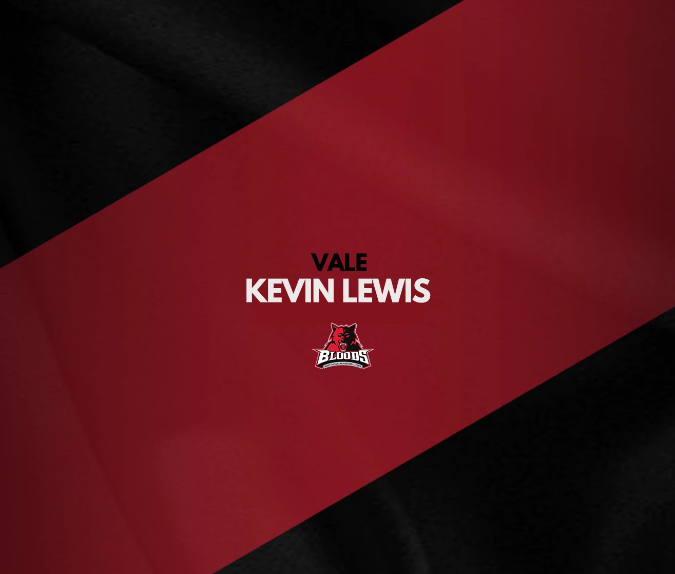 VALE Kevin Peter Lewis - West Adelaide Football Club