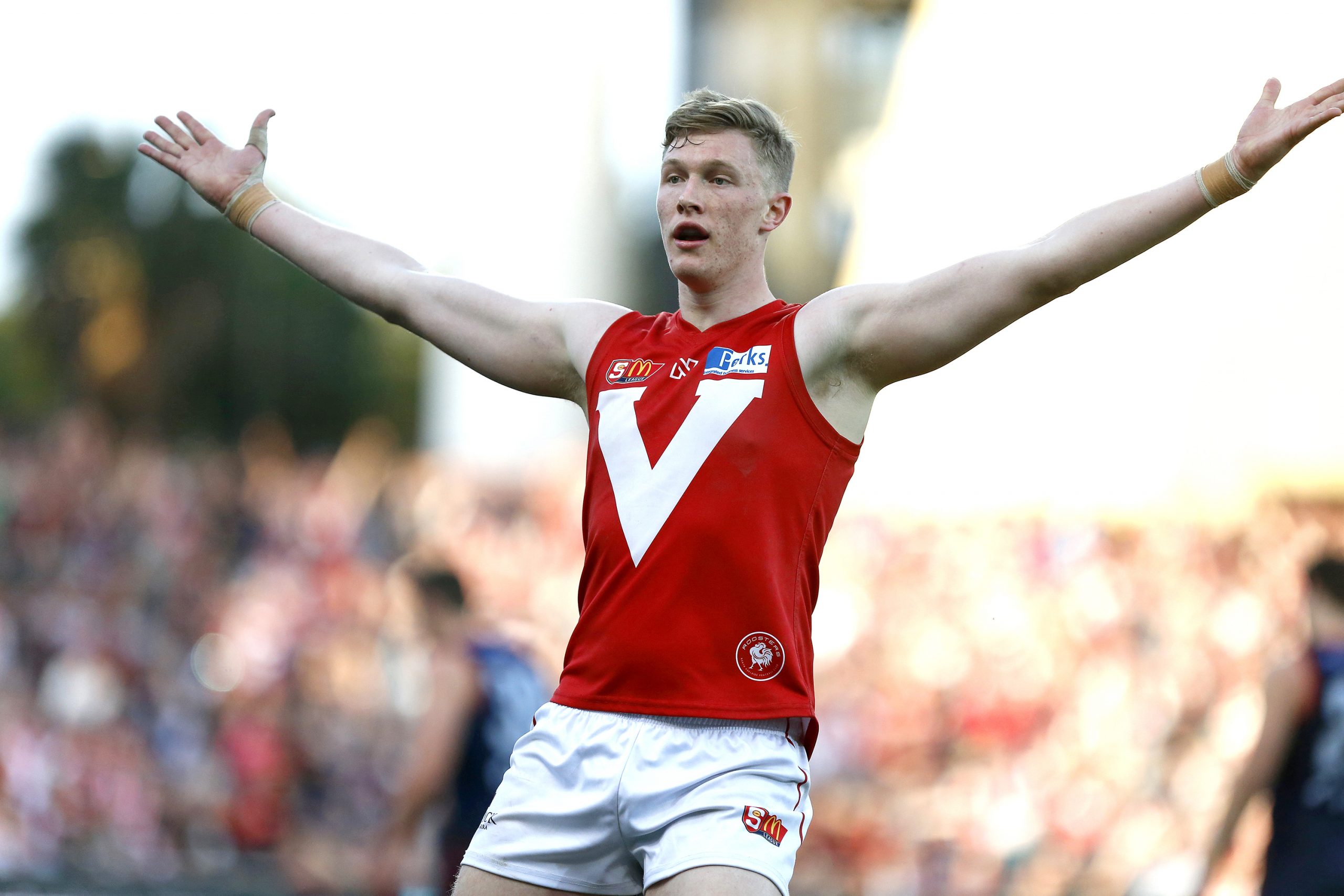 Alex Barnstorms his way to 100 games - SANFL