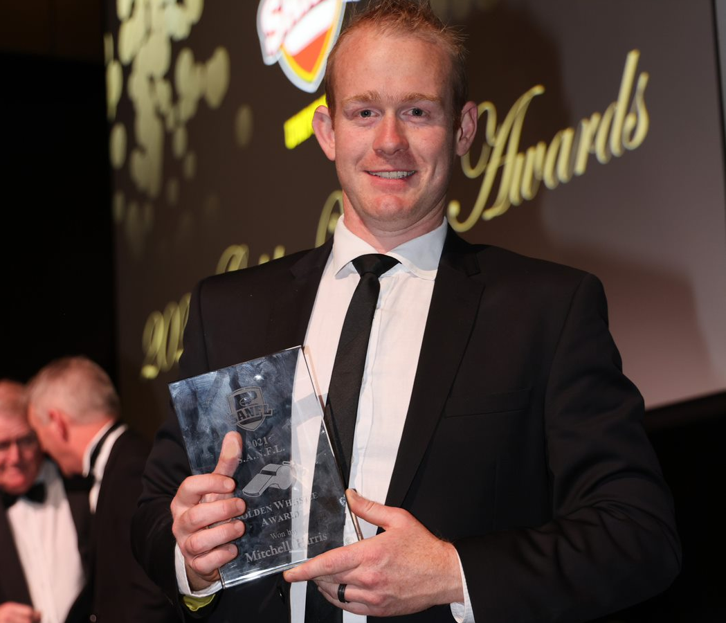 Harris wins second Golden Whistle - SANFL