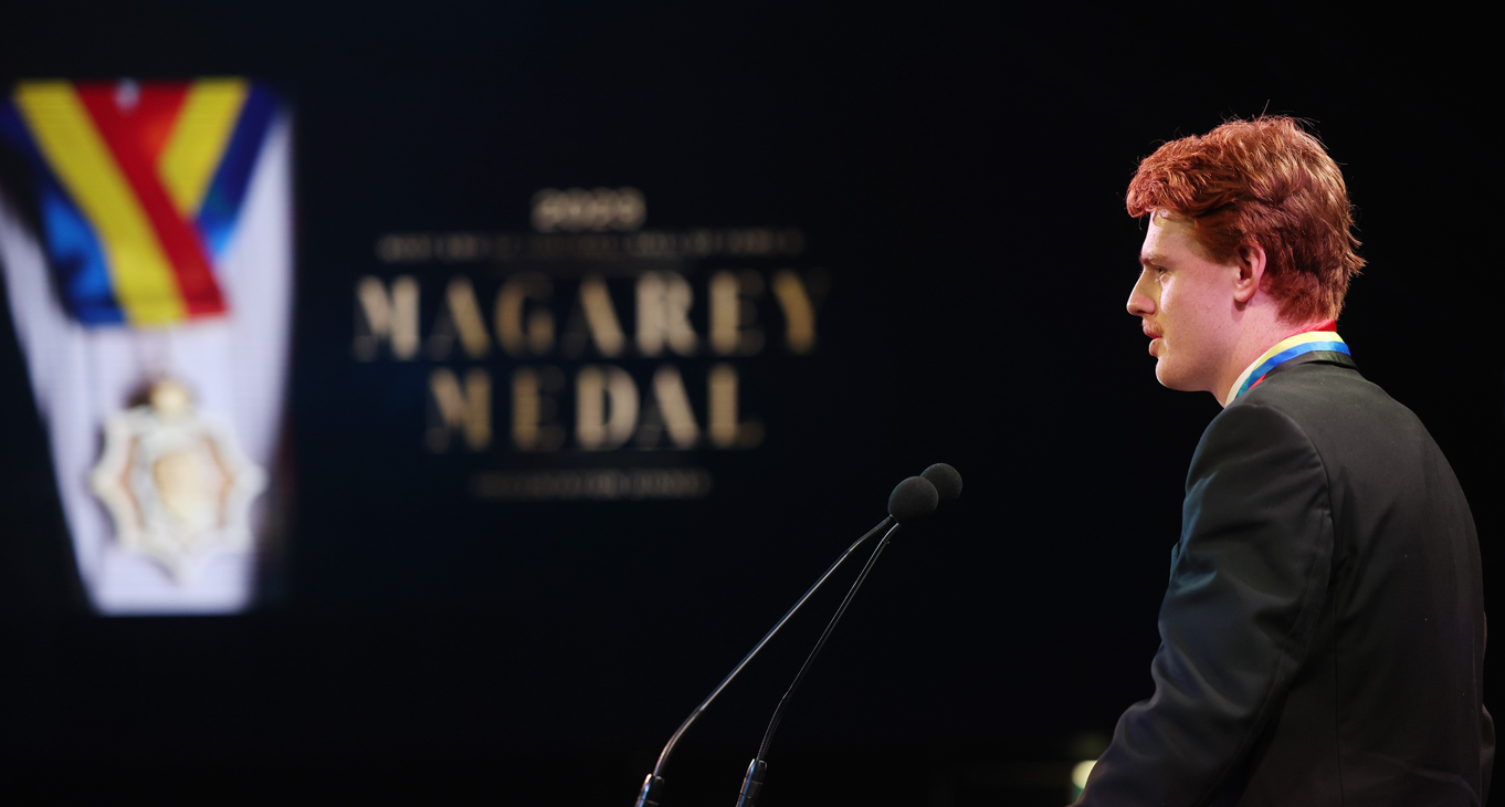 Charlie Molan wins 2023 Reserves Magarey Medal - SANFL