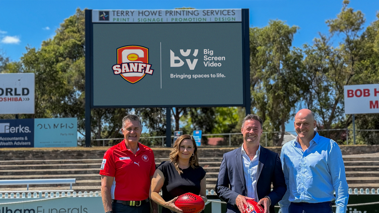 SANFL lights up with Big Screen Video - SANFL