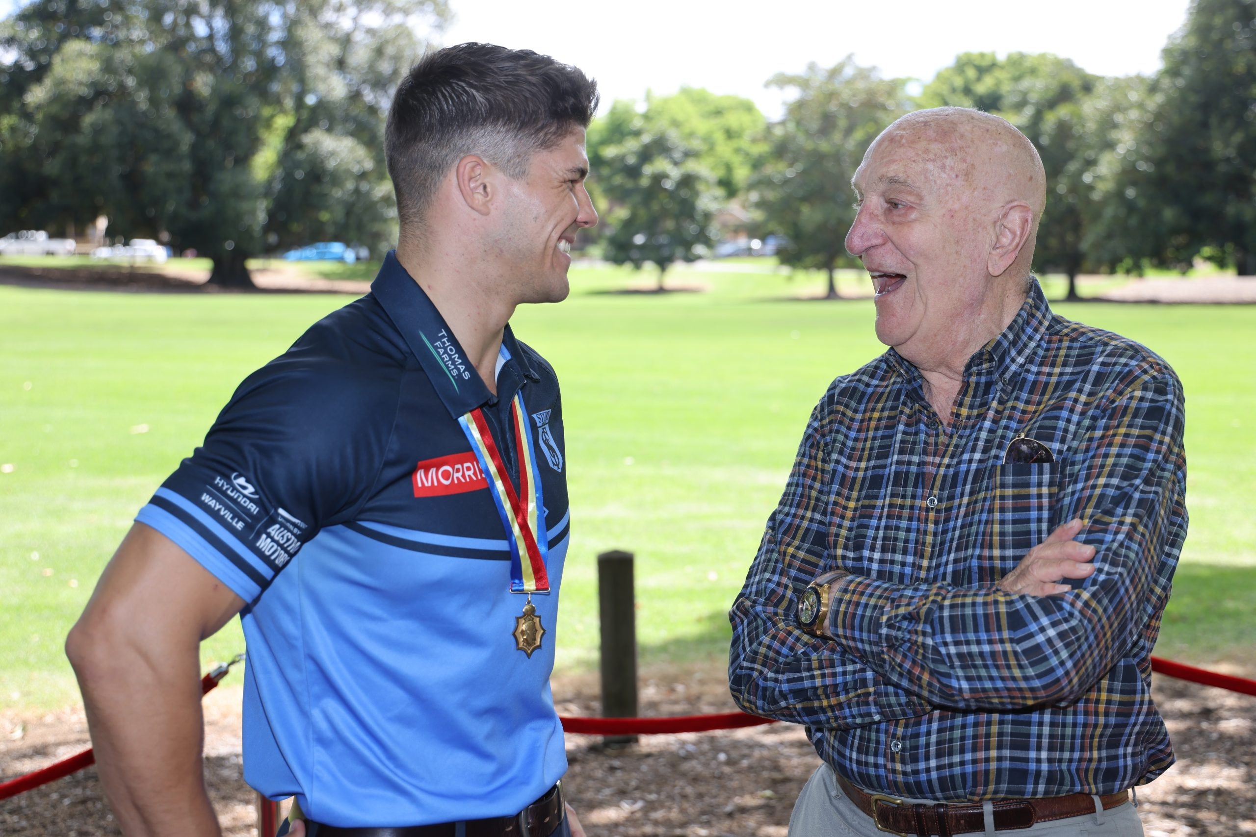 Tom Lewis forever etched on Magarey Grove - SANFL