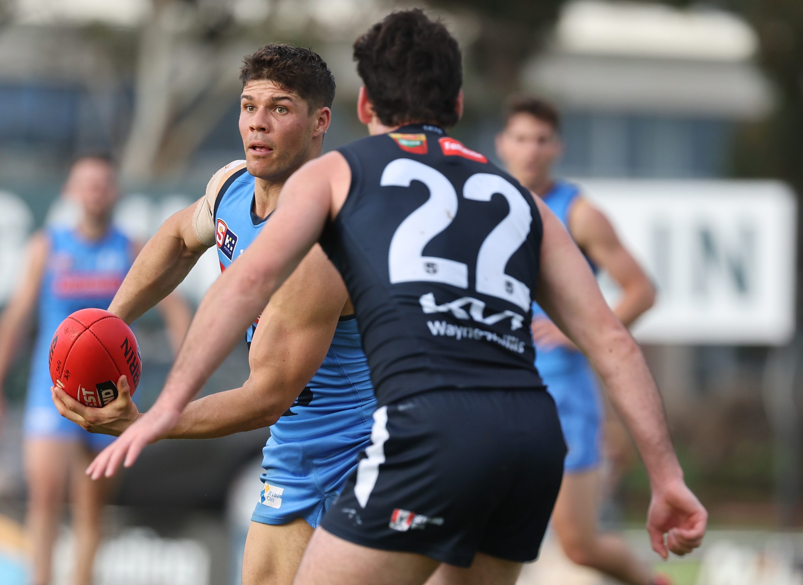 Checkside Chats with 100-gamer Tom Lewis - SANFL