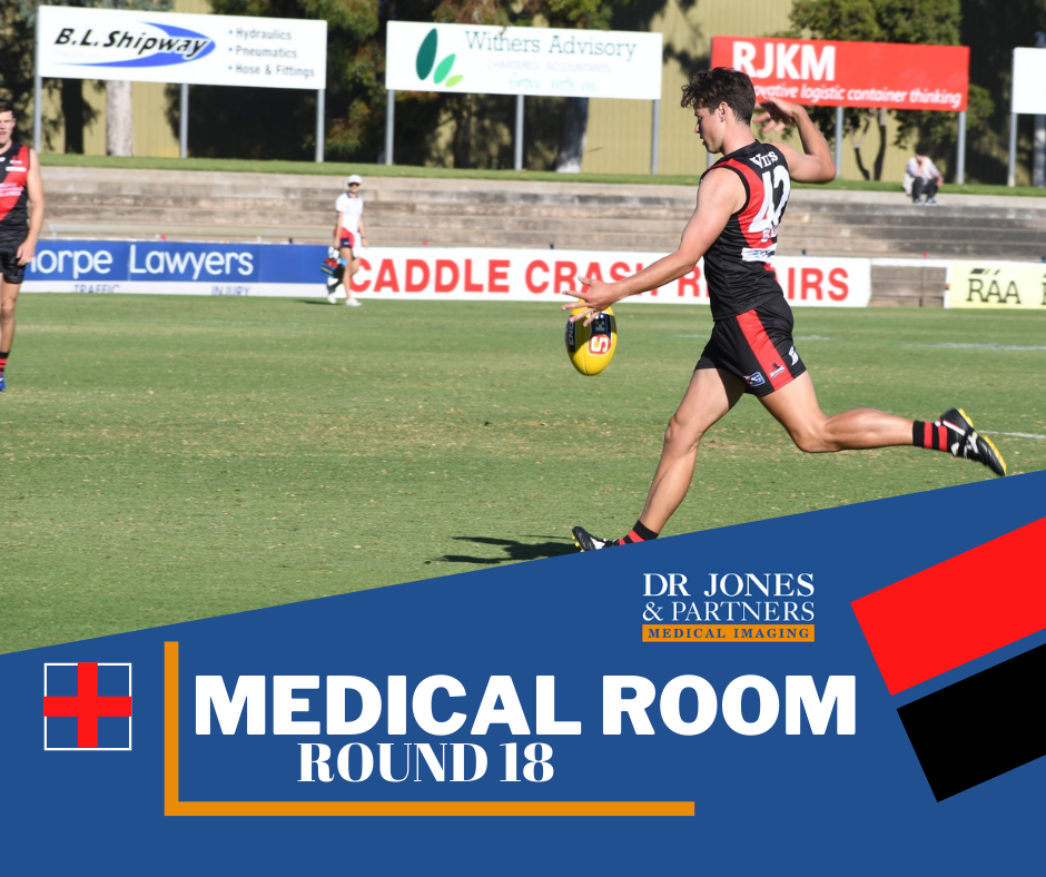 Medical Room - Round 18 - West Adelaide Football Club