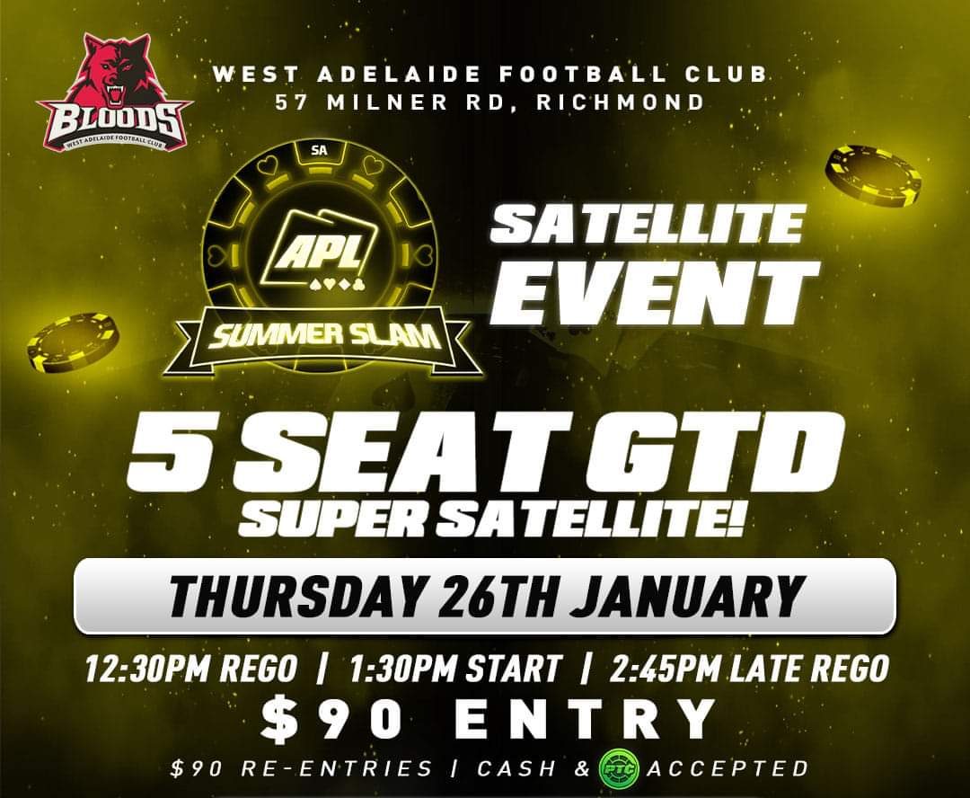 APL Super Satellite Event - West Adelaide Football Club