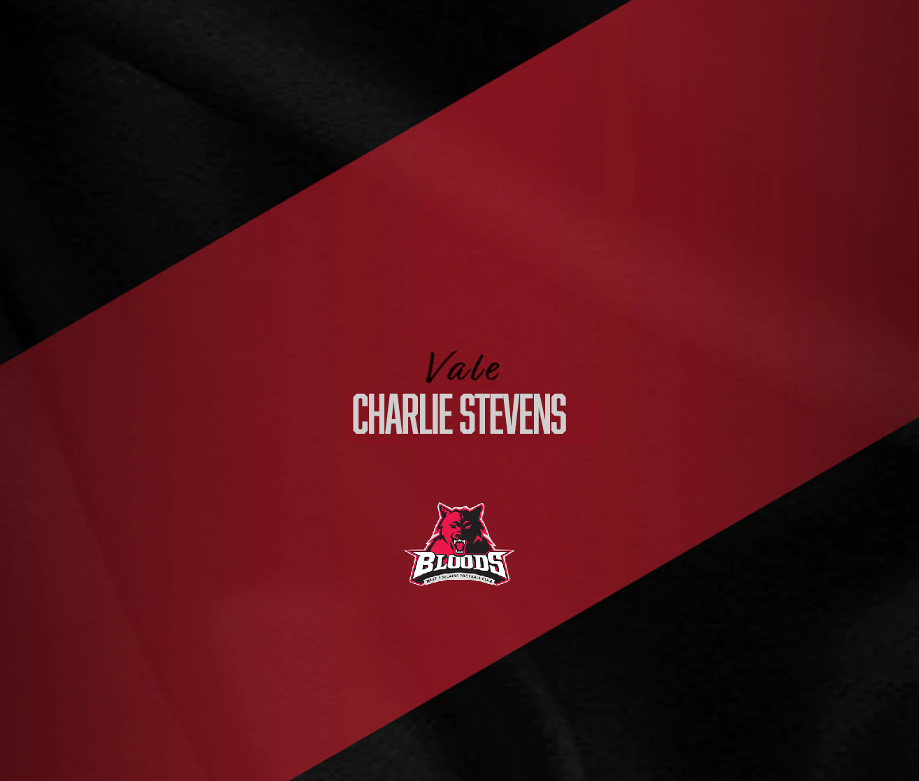 Vale Charlie Stevens - West Adelaide Football Club