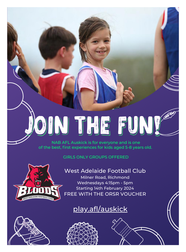 WAFC Auskick - West Adelaide Football Club