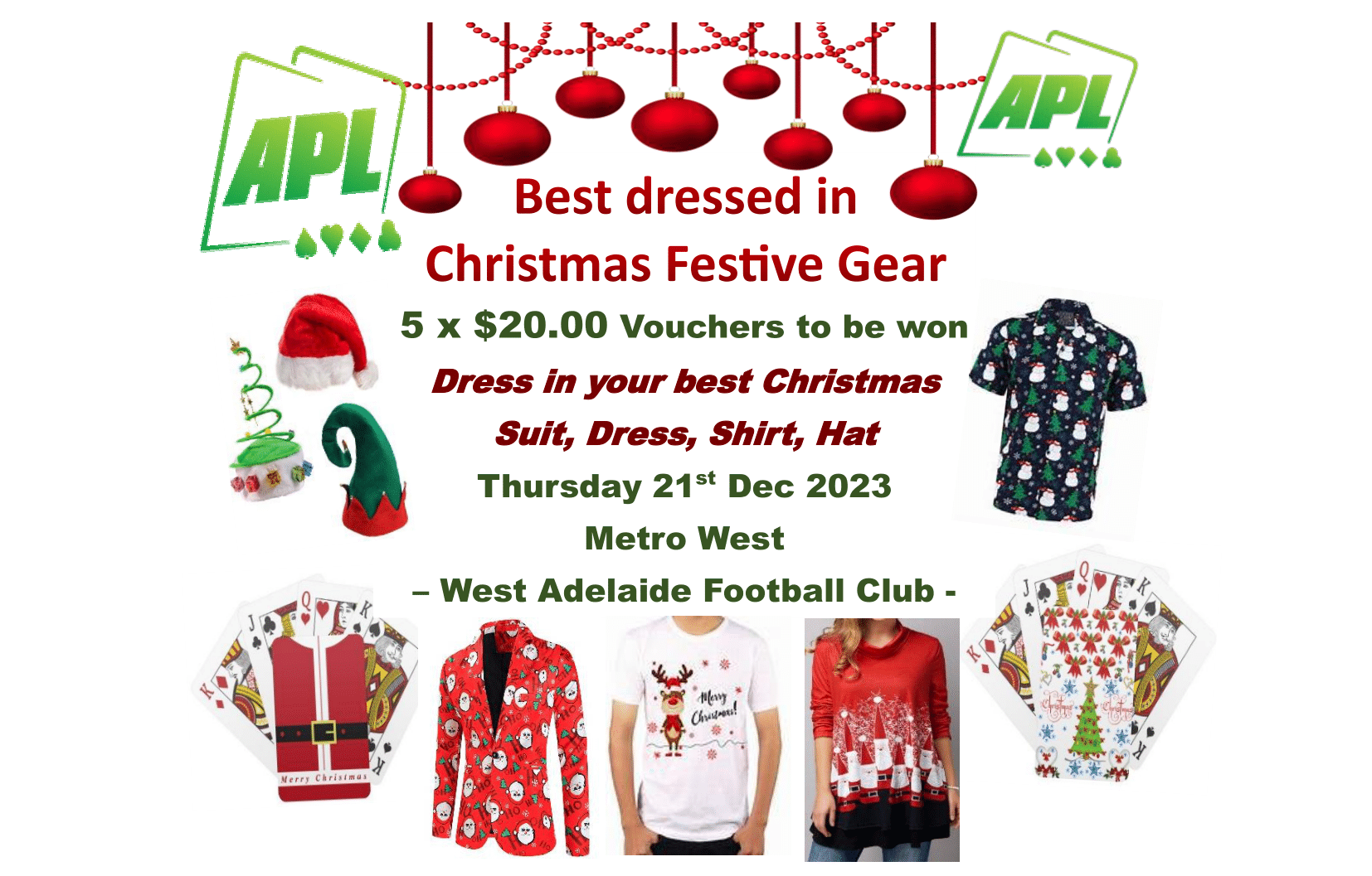 2023 APL Christmas - West Adelaide Football Club