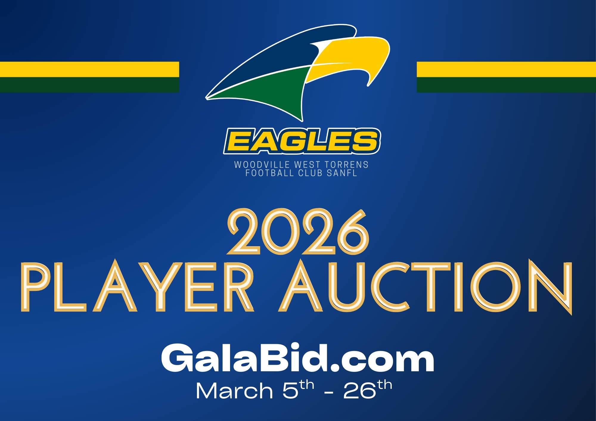 2026 Online Player Auction - Woodville-West Torrens Football Club