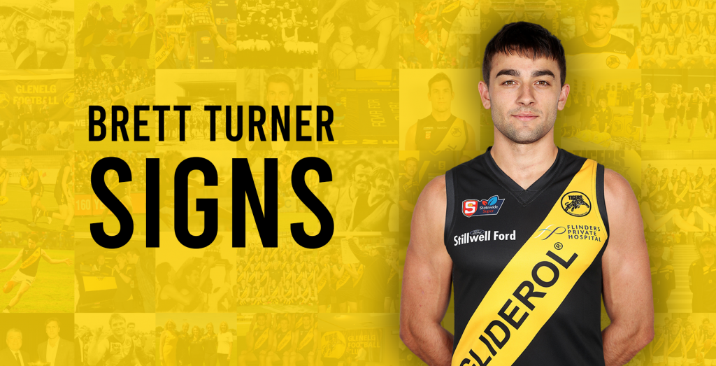 Brett Turner becomes a Tiger - Glenelg Football Club