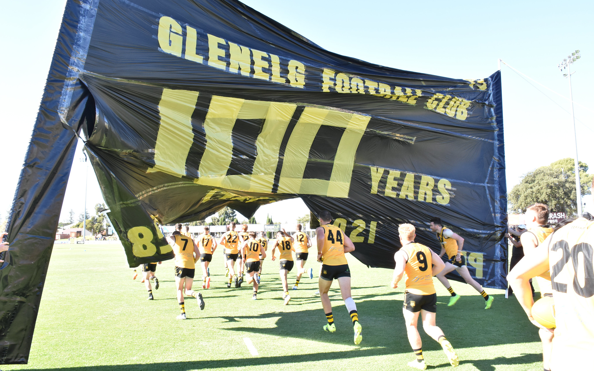 Tigers take down Bloods in historic season-opener - Glenelg Football Club