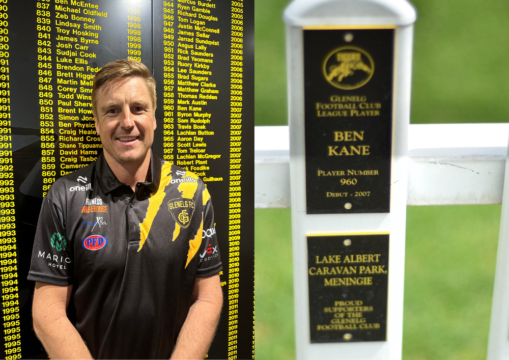 Ben Kane appointed U18s Coach - Glenelg Football Club
